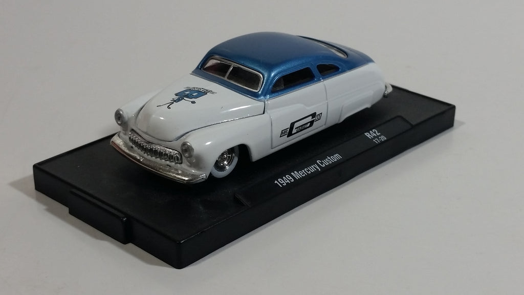 2017 M2 Machines 1949 Mercury Custom White and Blue Die Cast Toy Class ...