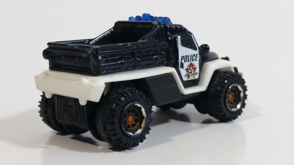 2013 Matchbox Heroic Rescue Road Raider Police Black and White Die Cas ...