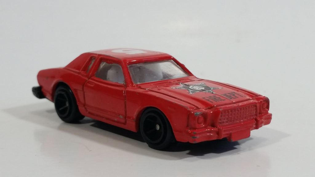 Unknown Brand Fire Dept. #5 Red Die Cast Toy Car Fire Fighting Rescue ...