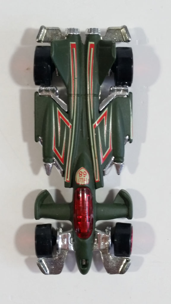 2008 Hot Wheels Jet Rides Jet Threat 3.0 Flat Green Die Cast Toy Race ...