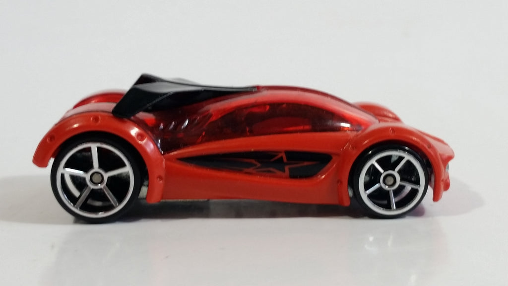 2011 Hot Wheels AcceleRacers Iridium Orange Red Die Cast Toy Car Vehic ...