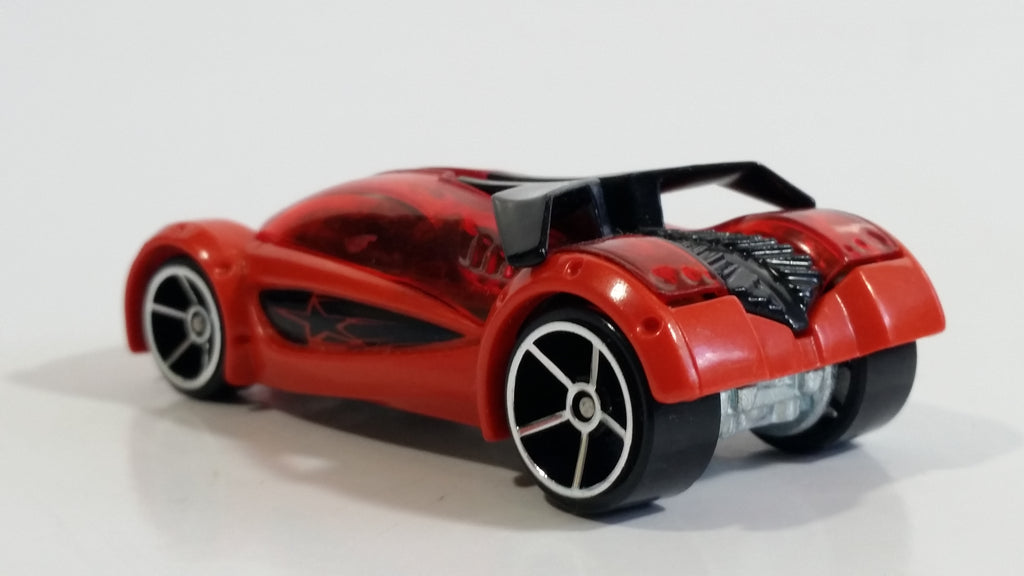 2011 Hot Wheels AcceleRacers Iridium Orange Red Die Cast Toy Car Vehic ...