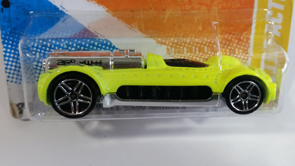 2011 Hot Wheels New Models Retro Active Bright Yellow Die Cast Toy Car ...