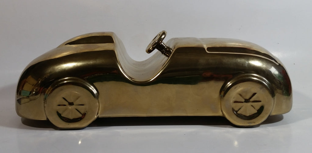 Gold Painted Car Automobile Ceramic Statue Ornament 12" Long – Treasure ...