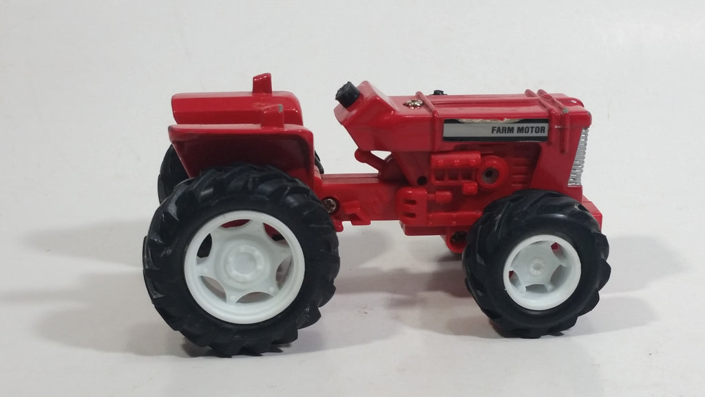 Unknown Brand "Farm Motor" Red Tractor Die Cast Toy Car Vehicle ...
