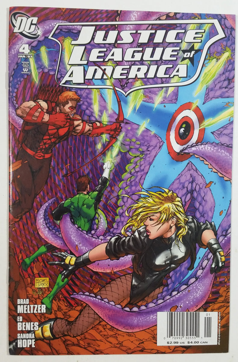 2007 January DC Comics Justice League of America #4 Comic Book ...