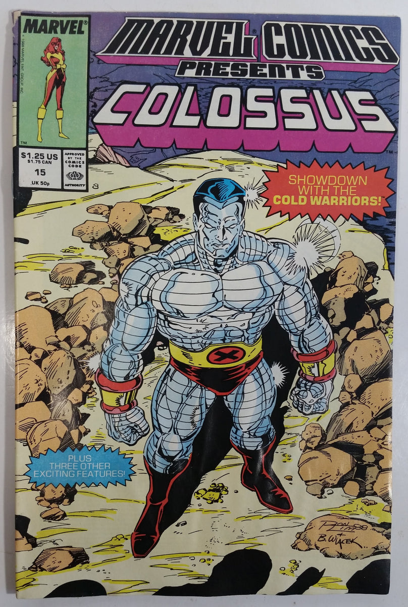 1989 Late March Marvel Comics Presents Colossus #15 Comic Book ...