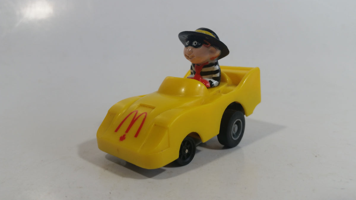 1988 McDonald's Turbo Macs The Hamburglar Yellow Toy Pull Back Plastic ...