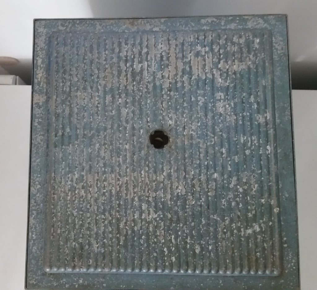 Vintage 5 Cent Sticker Oak Gumball Machine with Stand - Missing Some P ...