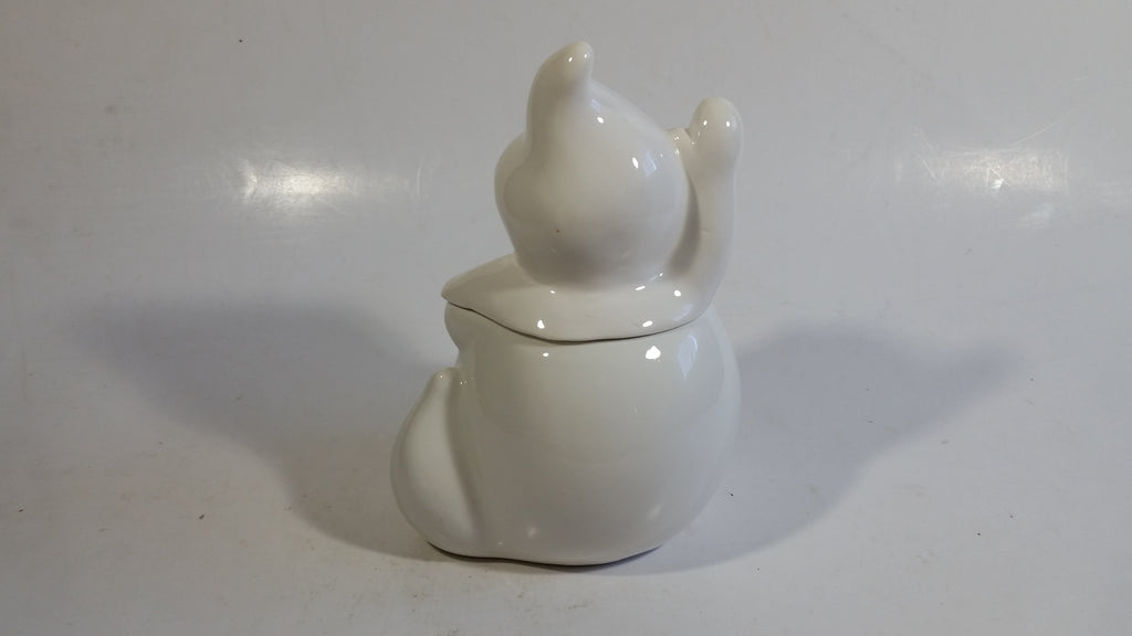 White Ghost Shaped Boo! Ceramic Candy Jar – Treasure Valley Antiques ...