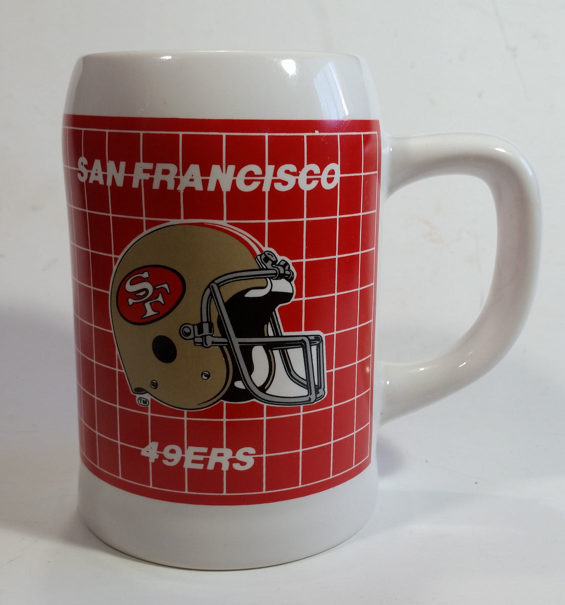 NFL Football San Francisco 49ers Large Ceramic Beer Stein Coffee Mug ...