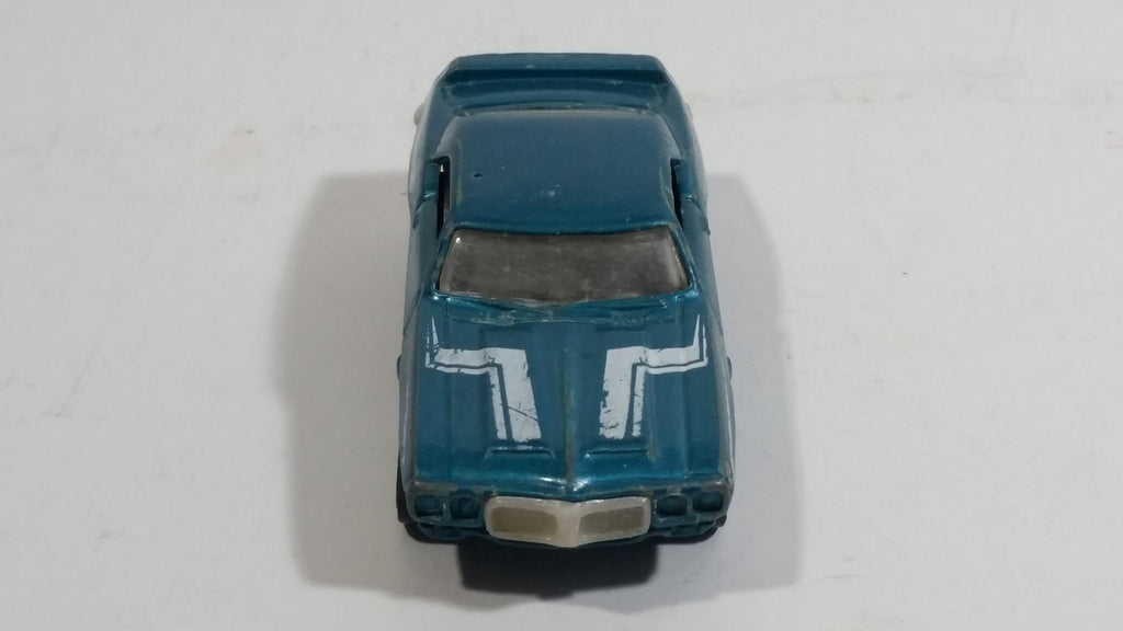 2010 Hot Wheels Muscle Mania 1969 Pontiac Firebird T/A Metalflake Aqua ...