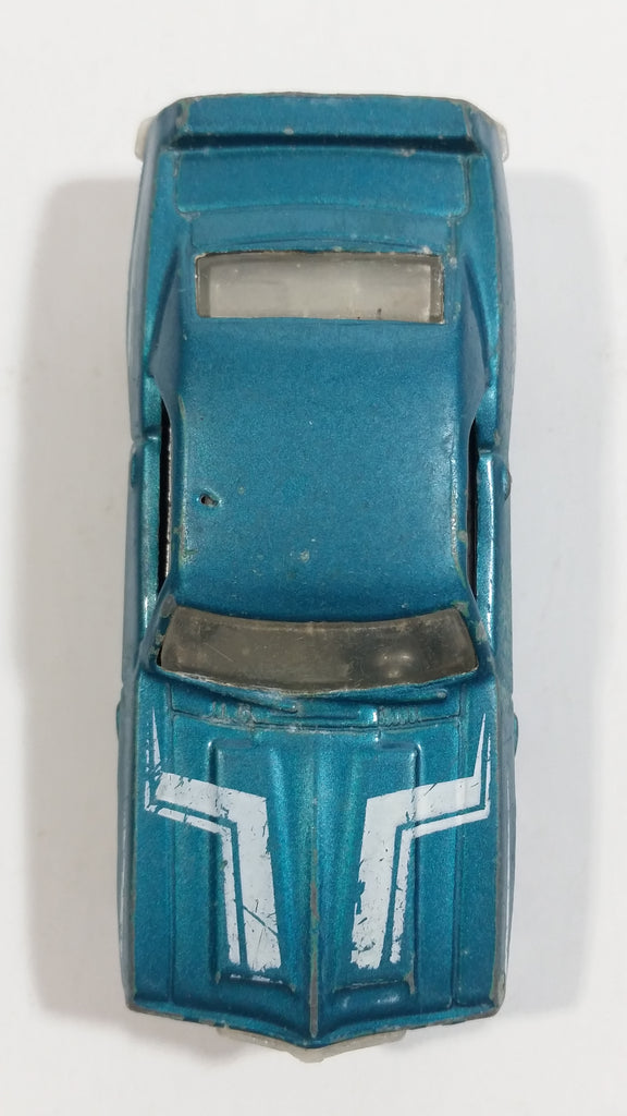 2010 Hot Wheels Muscle Mania 1969 Pontiac Firebird T/A Metalflake Aqua ...