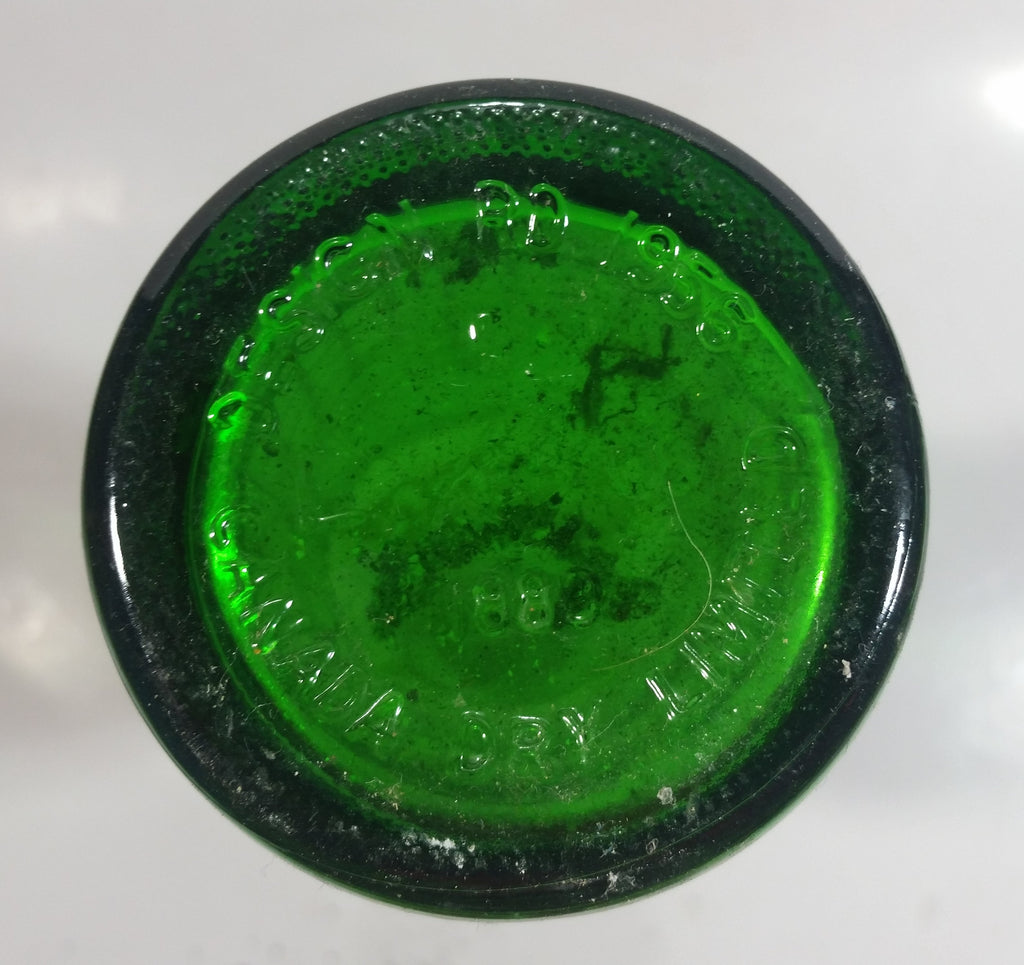 Vintage Canada Dry Wink 9 1/4" Tall Green Glass Soda Pop Beverage Bott ...