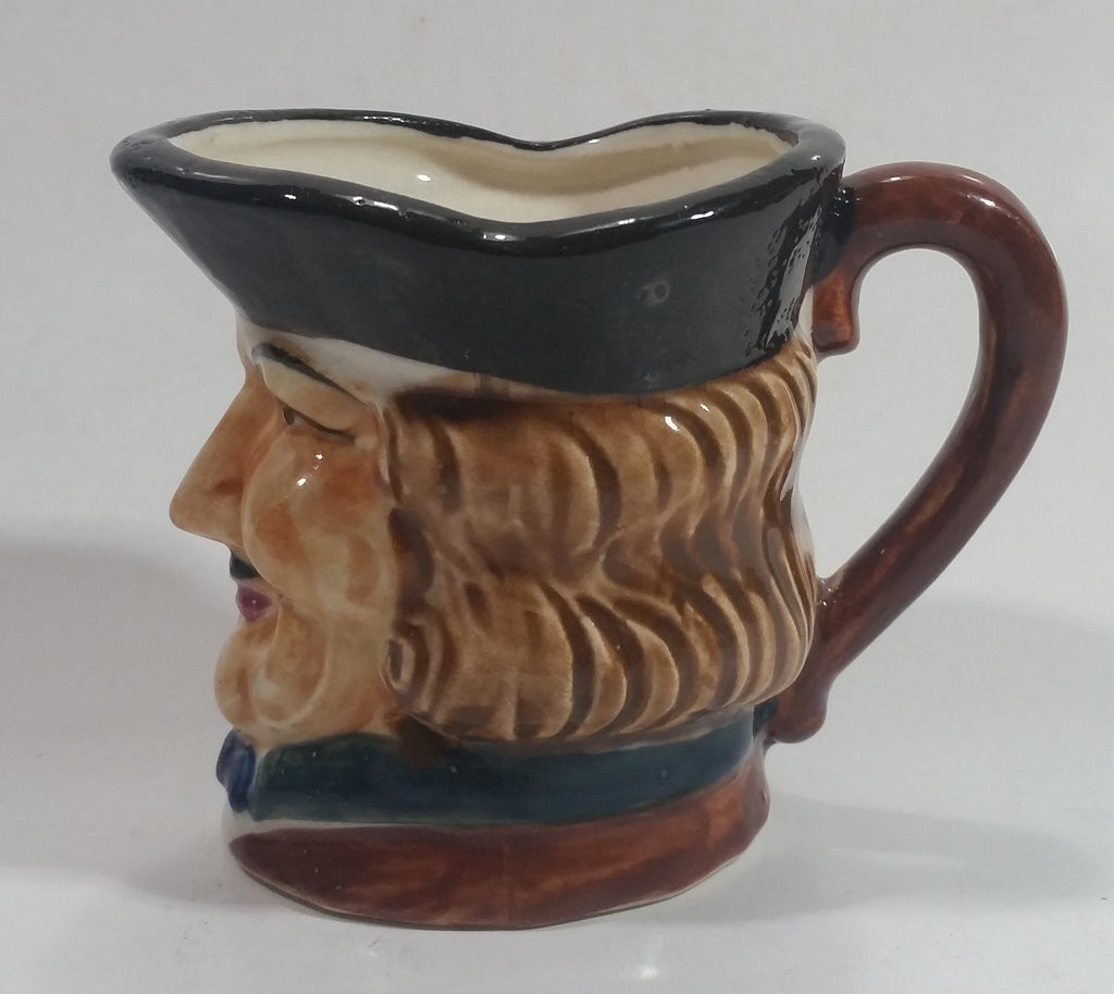 Antique Toby Style 3" Tall Colonial Man Face Mug Hand Painted ...