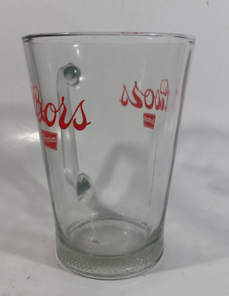 Vintage Coors Premium Beer Heavy Thick Glass 7" Tall Pitcher – Treasure ...