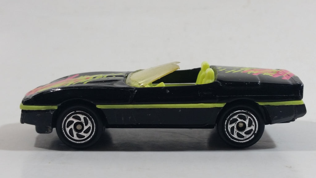 1994 Matchbox 1987 Corvette Convertible Black Die Cast Toy Car Vehicle ...