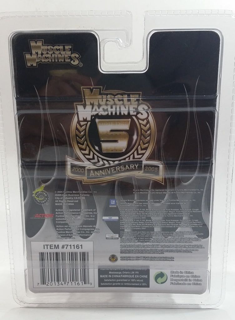 2005 Muscle Machines 5th Anniversary '66 GTO Black 1/64 Scale Die Cast ...