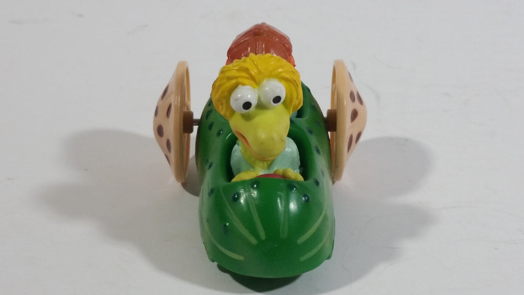 1987-1988 Green Fraggle Rock Wembley and Boober Cucumber Shaped Toy Ca ...