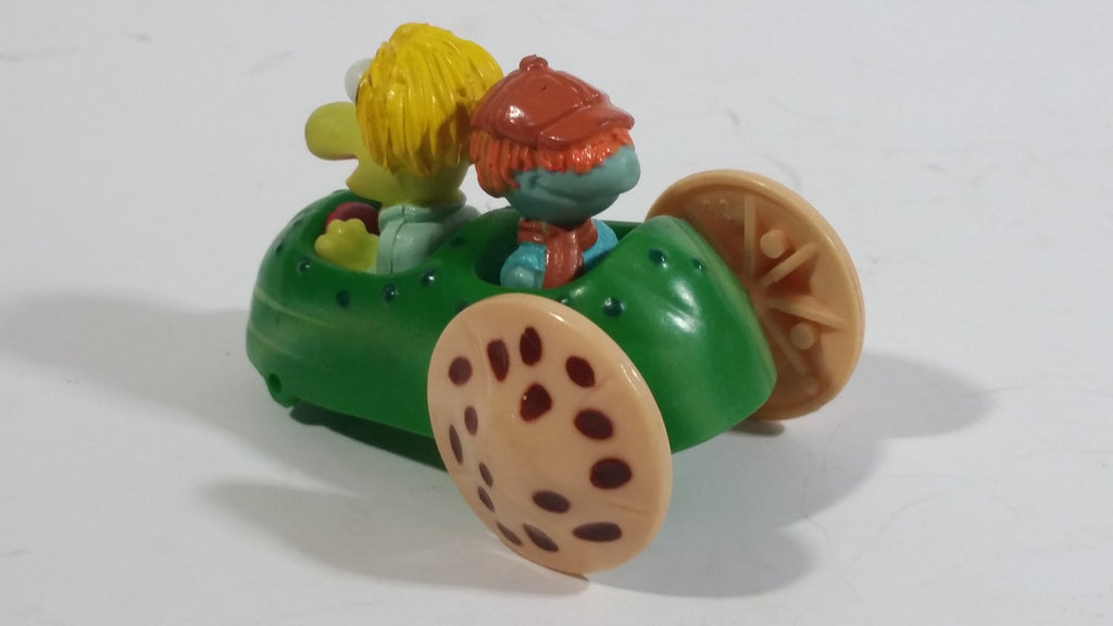 1987-1988 Green Fraggle Rock Wembley and Boober Cucumber Shaped Toy Ca ...
