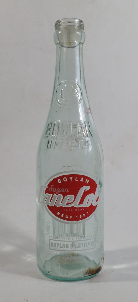 Modern Boylan Bottling Co. Sugar Cane Cola ACL Embossed Glass Soda Pop ...