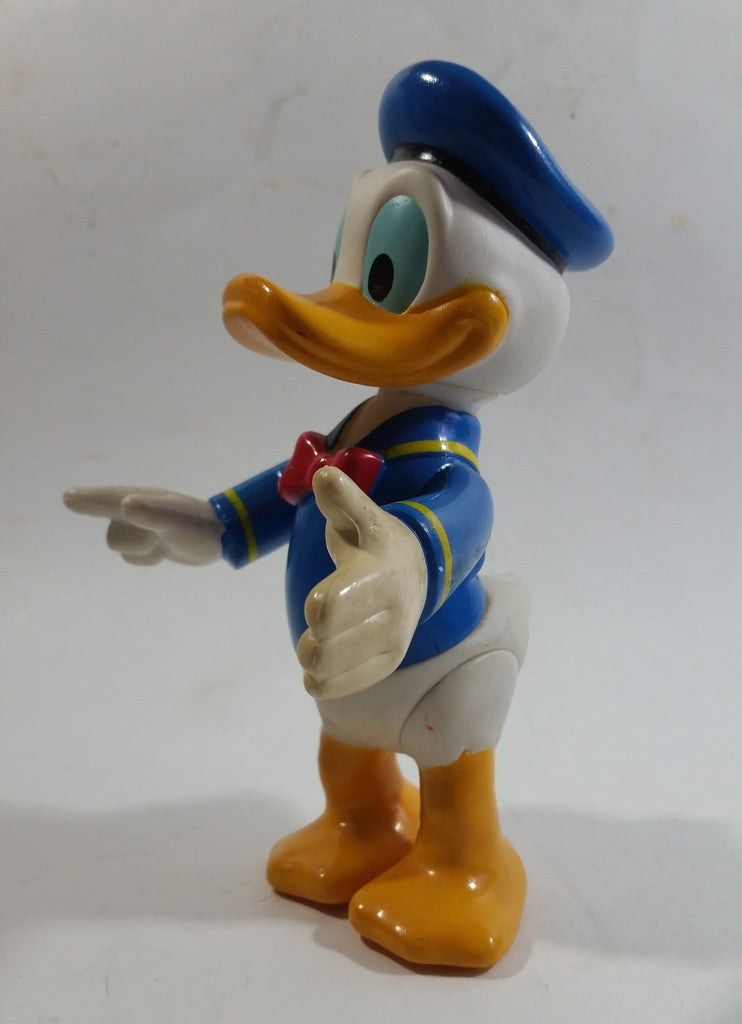 Disney Donald Duck Cartoon Character Hard Rubber Articulated 6 1/2" Ta ...