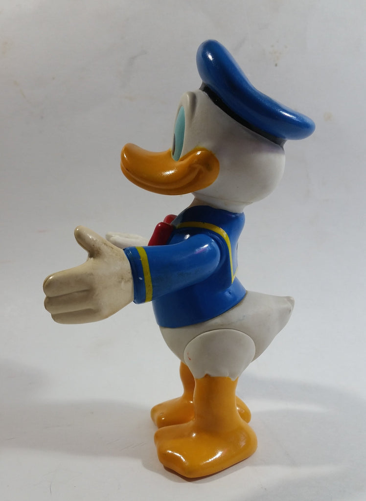 Disney Donald Duck Cartoon Character Hard Rubber Articulated 6 1/2" Ta ...