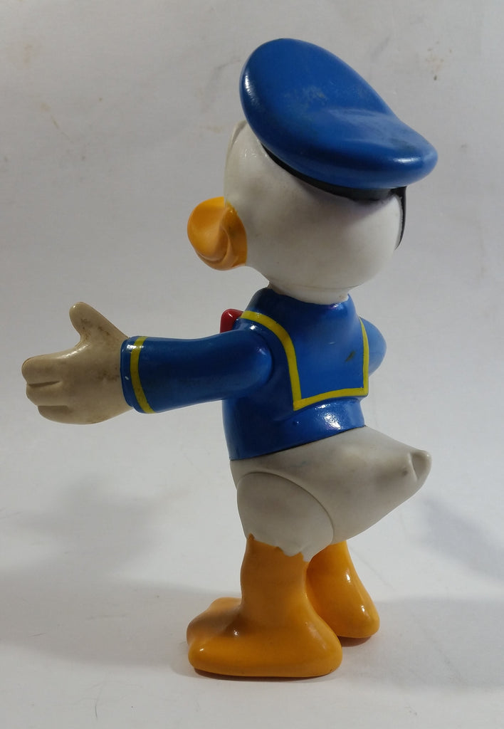 Disney Donald Duck Cartoon Character Hard Rubber Articulated 6 1/2" Ta ...