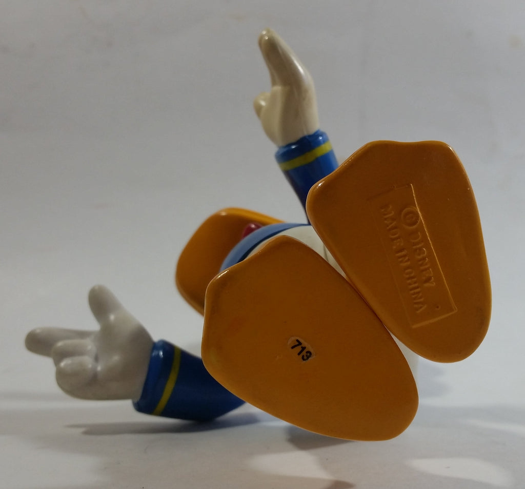 Disney Donald Duck Cartoon Character Hard Rubber Articulated 6 1/2" Ta ...