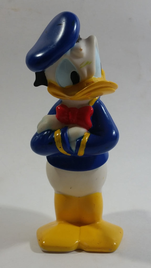 Disney Donald Duck Cartoon Character Hard Rubber 5 1/2" Tall Figure ...