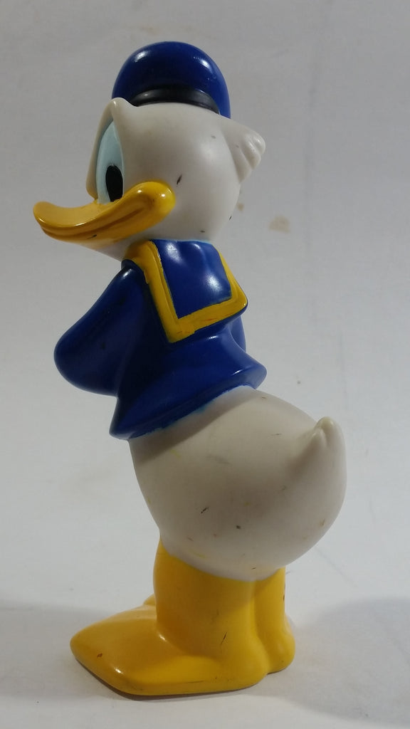 Disney Donald Duck Cartoon Character Hard Rubber 5 1/2" Tall Figure ...