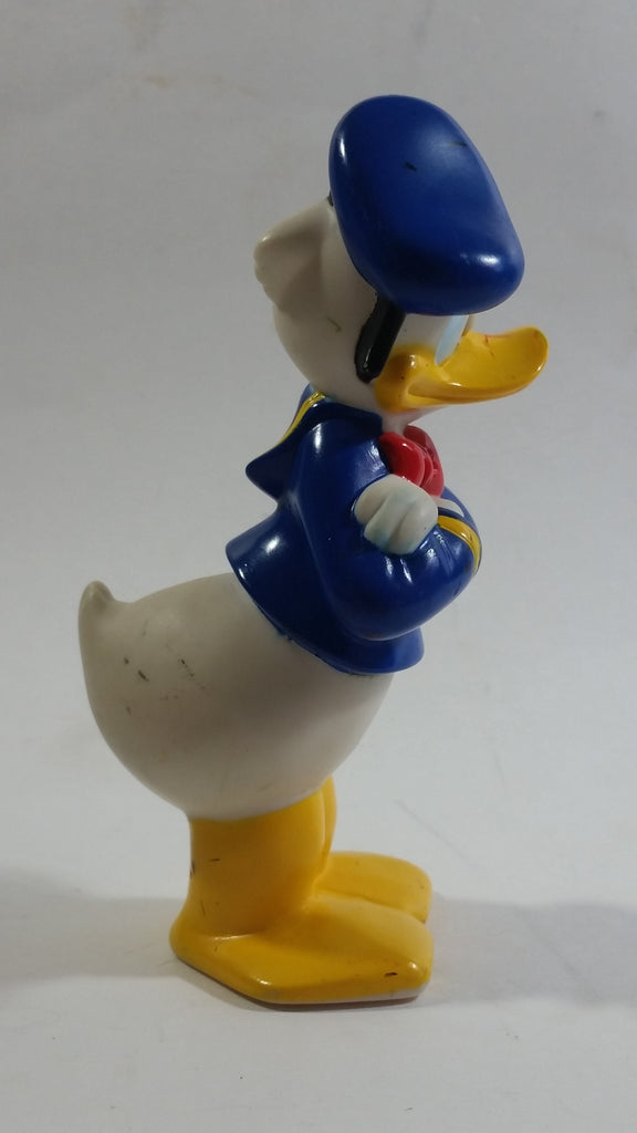 Disney Donald Duck Cartoon Character Hard Rubber 5 1/2" Tall Figure ...