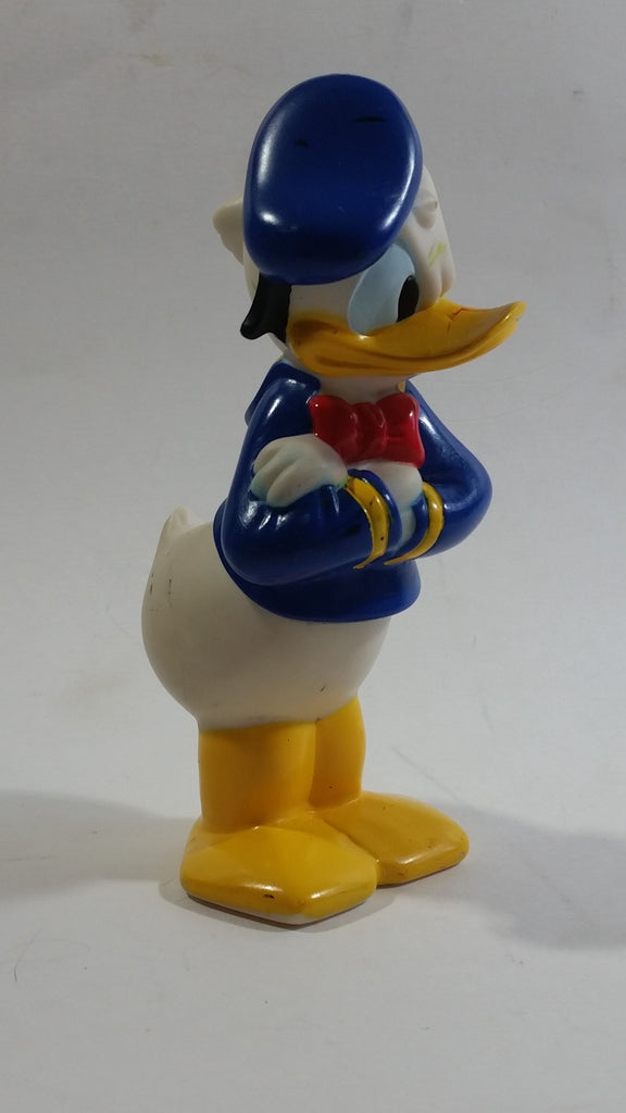 Disney Donald Duck Cartoon Character Hard Rubber 5 1/2" Tall Figure ...