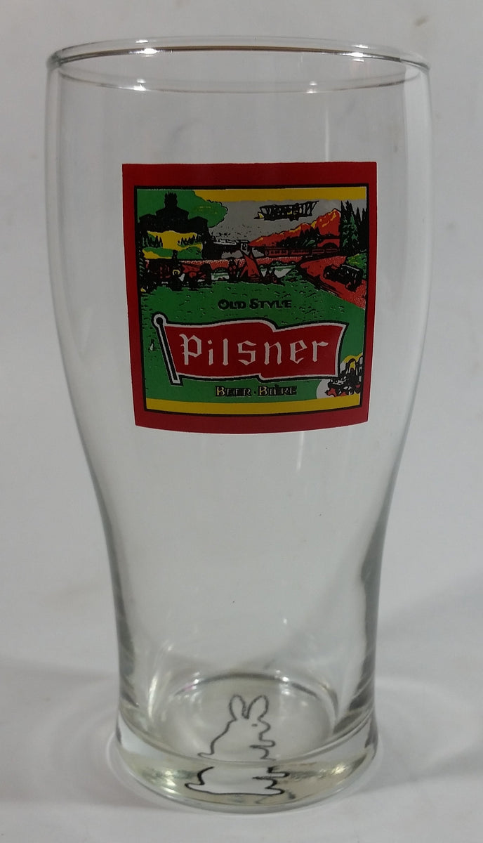 Pilsner Old Style Beer 6" Tall Glass Cup – Treasure Valley Antiques ...