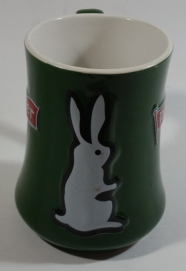 Pilsner Beer Bunny Rabbit Themed 5" Tall 3D Embossed Ceramic Beer Stei ...
