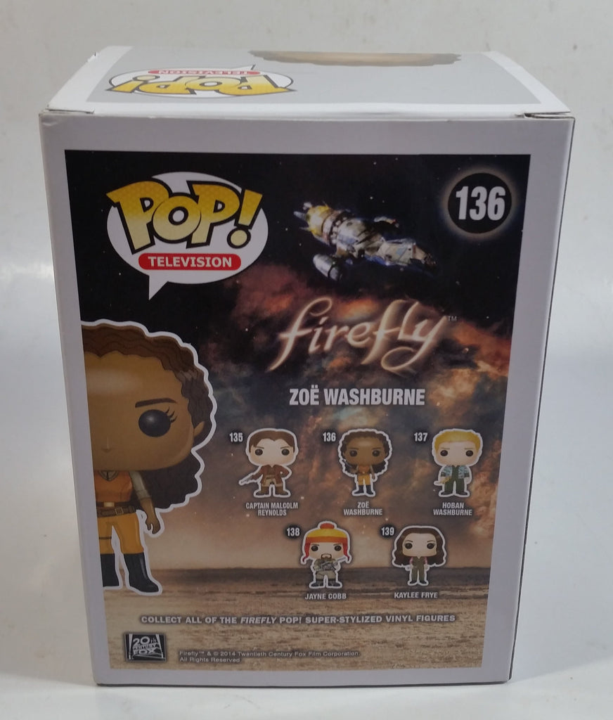 2014 Funko Pop! Television Firefly #136 Zoe Washburne Toy Collectible ...