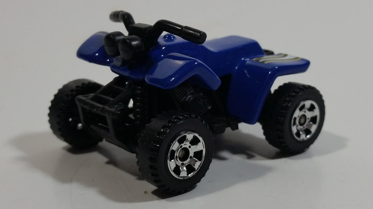 2007 Matchbox 4 Wheels Quad Royal Blue Die Cast Toy ATV All Terrain Ve ...