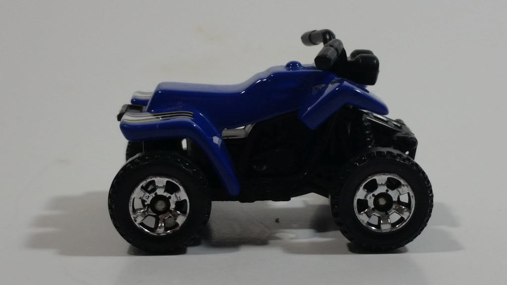 2007 Matchbox 4 Wheels Quad Royal Blue Die Cast Toy ATV All Terrain Ve ...
