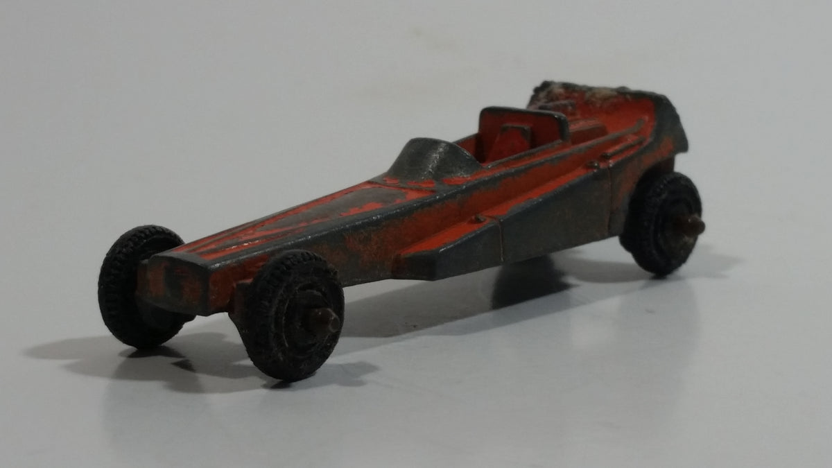 Vintage Tootsie Toys Wedge Dragster Orange Die Cast Toy Car Vehicle Ma ...