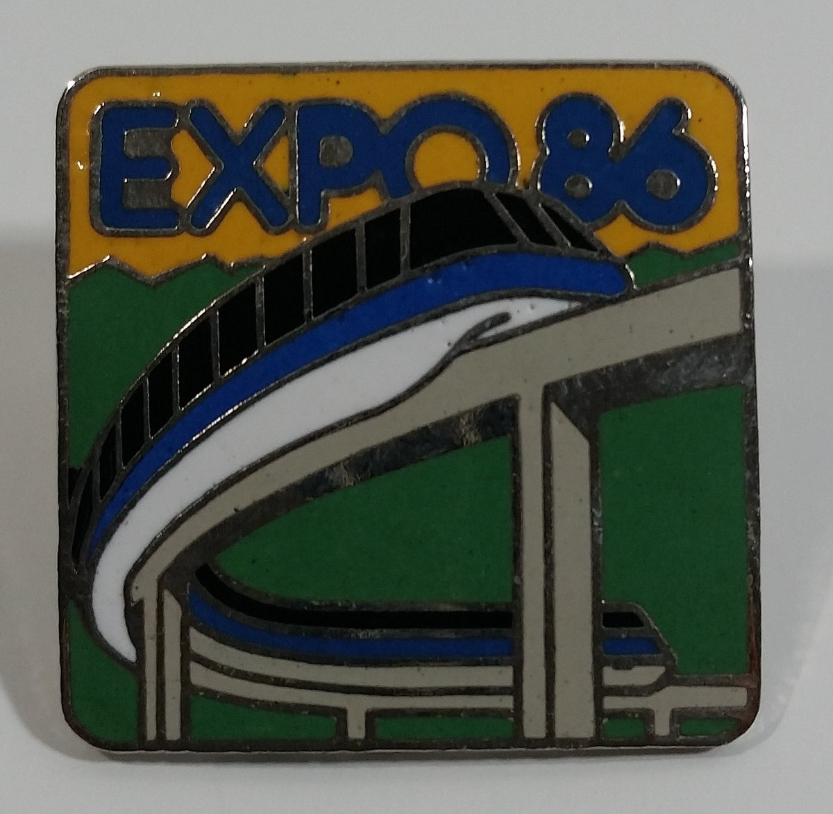 1986 Vancouver Exposition Expo 86 Sky Train Enamel Metal Lapel Pin ...