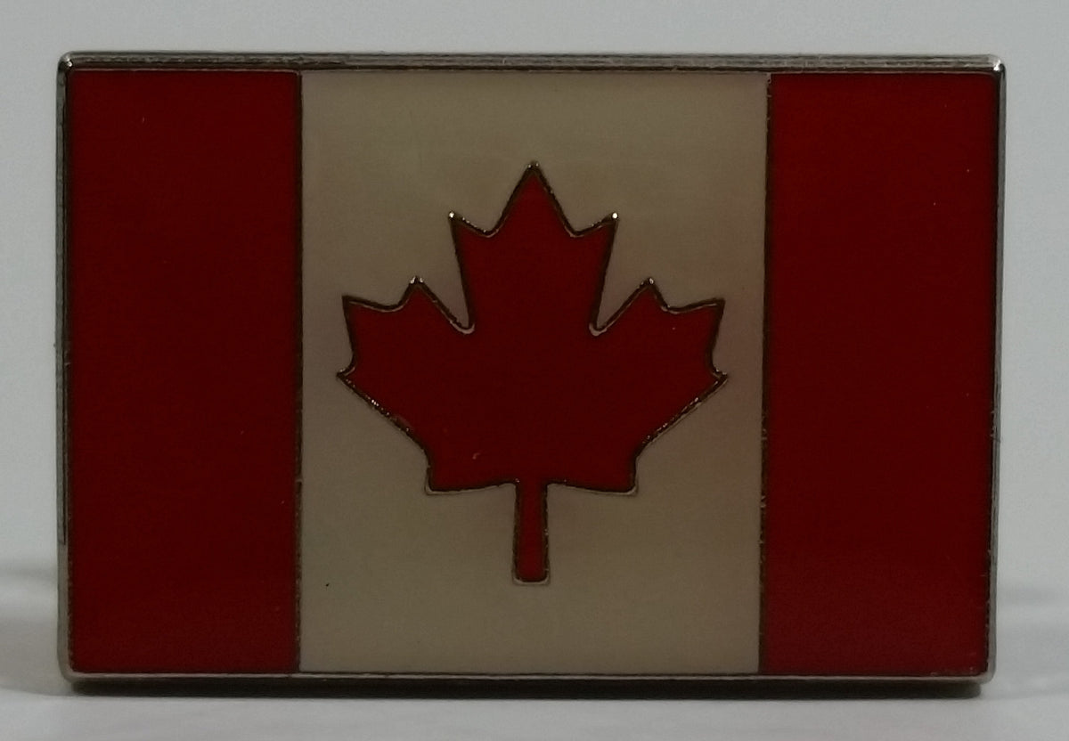 Canada Canadian Flag Shaped Enamel Metal Lapel Pin – Treasure Valley ...