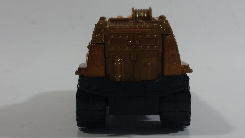 2007 Matchbox Pirates 4x4 Fire Truck Metalflake Copper Orange Brown Di ...