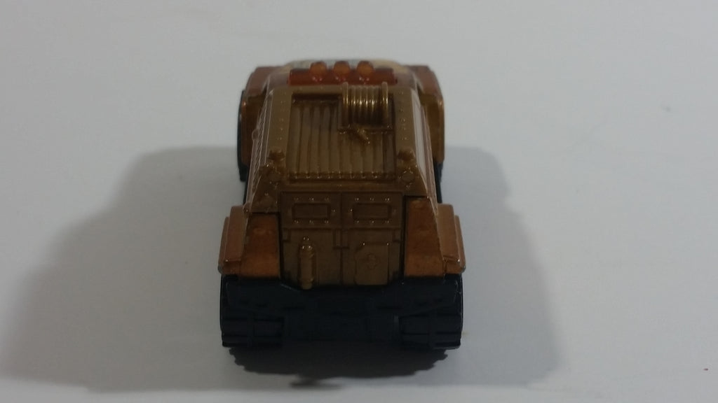 2007 Matchbox Pirates 4x4 Fire Truck Metalflake Copper Orange Brown Di ...