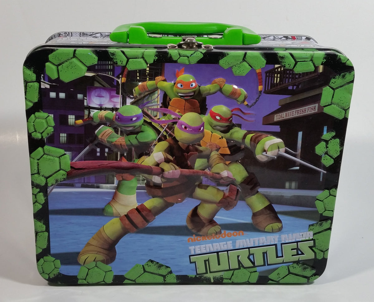 Nickelodeon Teenage Mutant Ninja Turtles Embossed Tin Metal Lunch Box ...