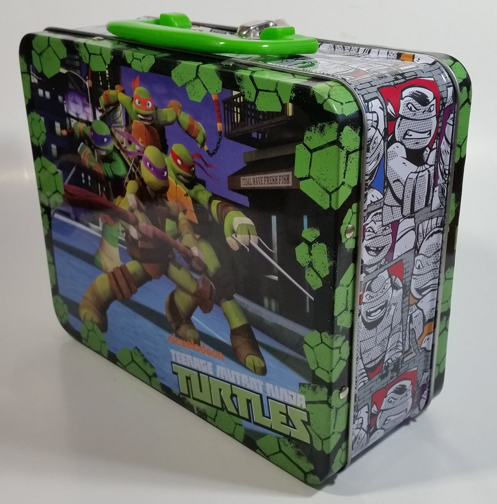Nickelodeon Teenage Mutant Ninja Turtles Embossed Tin Metal Lunch Box ...