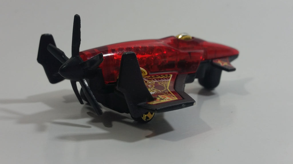 2007 Hot Wheels Aerial Attack Poison Arrow Red Flat Black Airplane Die ...