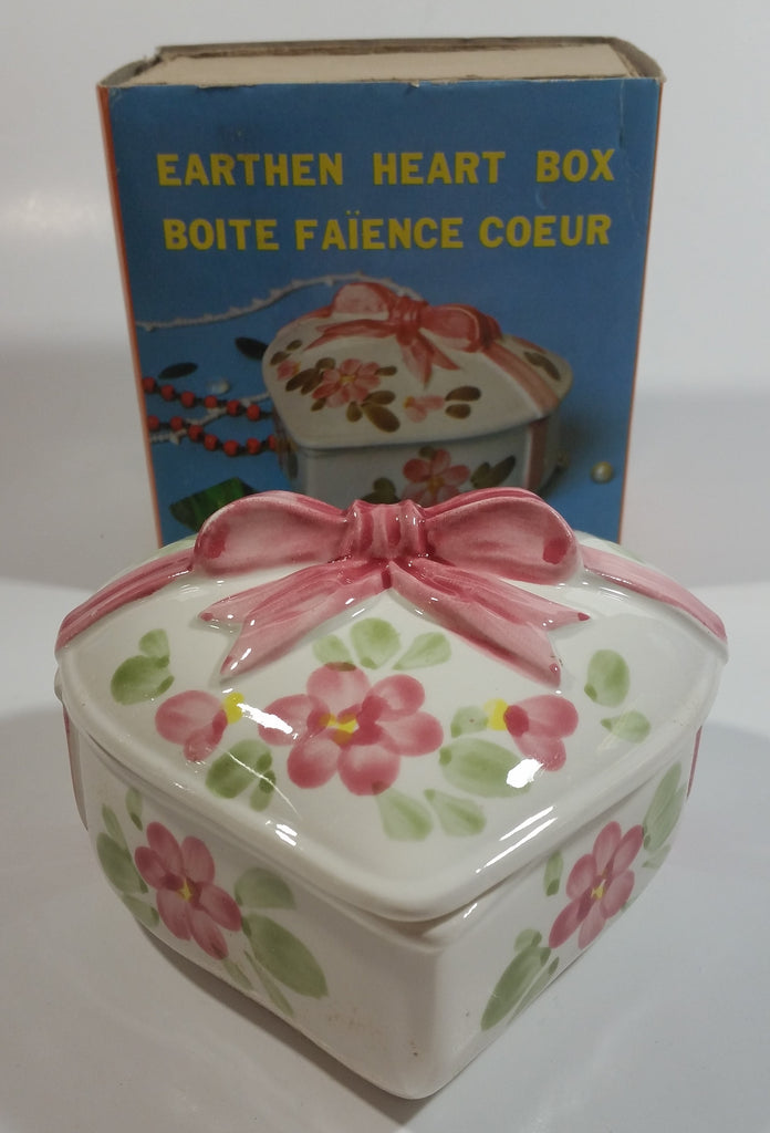 Regal Greetings and Gifts No. 4251 Earthen Heart Box Ceramic Jewelry B ...