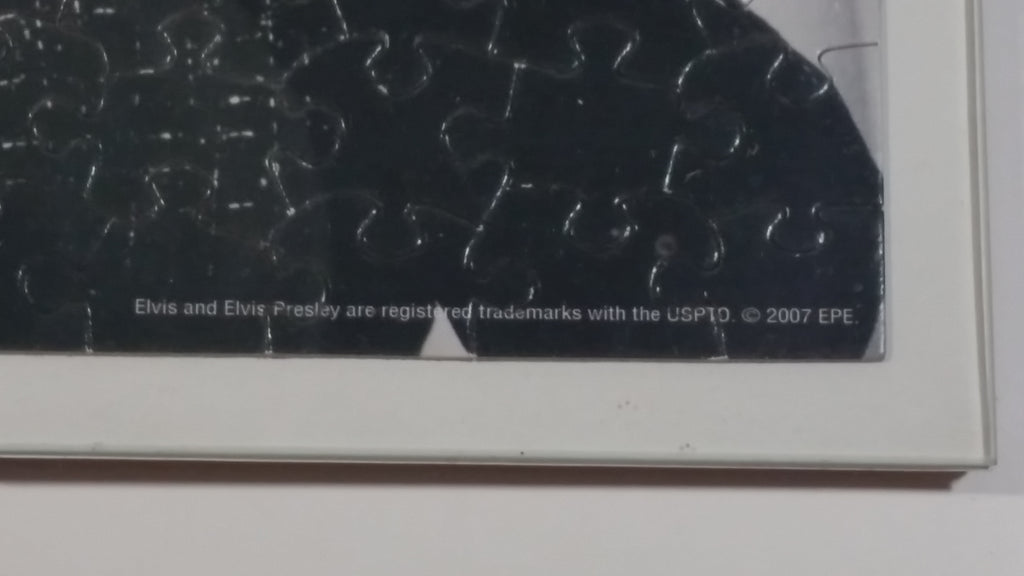 2007 Sure-Lox Legend's EPE Elvis Presley 100 Piece Puzzle Completed in ...