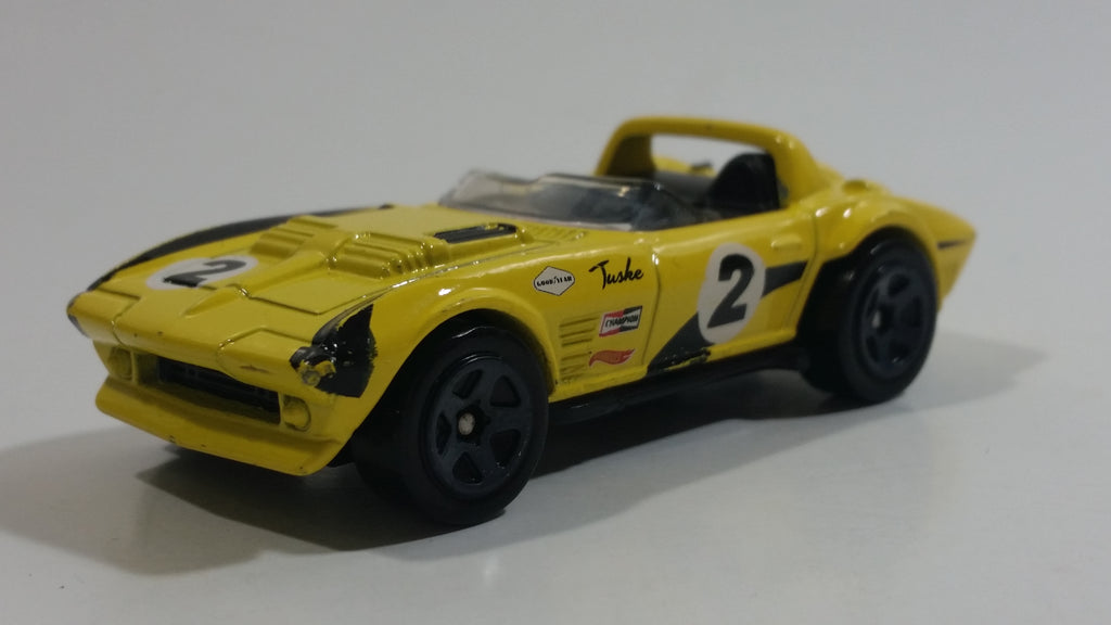 2019 Hot Wheels HW Roadsters Corvette Grand Sport Roadster Yellow Die ...