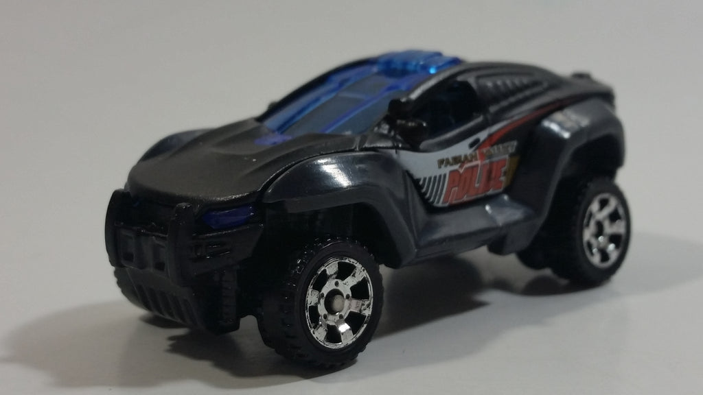 2015 Matchbox MBX Heroic Rescue / Power Grabs Crime Crusher 4x4 Black ...